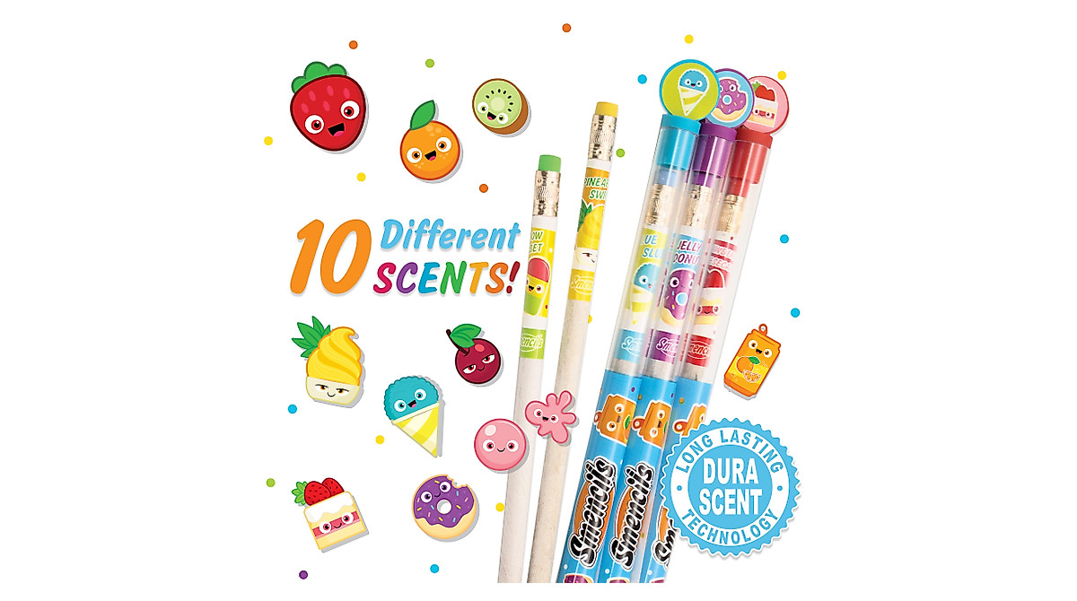 Smencils: 10 Scented Recycled Pencils for Fun Learning