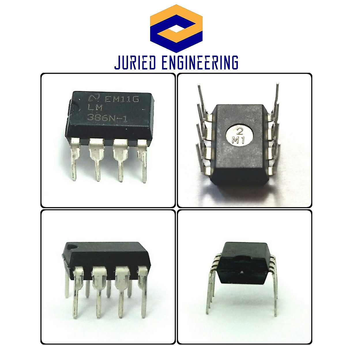 National Semiconductor LM386N-1 LM386 Wide Input Voltage Low Power Audio Amplifier with Internal Gain DIP-8 (Pack of 20)