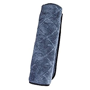Adam's Jumbo Plush Drying Towel 33 x 29 inches 1500 GSM - The Most Absorbent Microfiber Drying Towel You Have Ever Used (1 Pack)