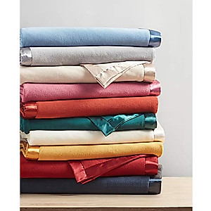 Martha Stewart Easy Care Soft Fleece Blanket (King, Gray)