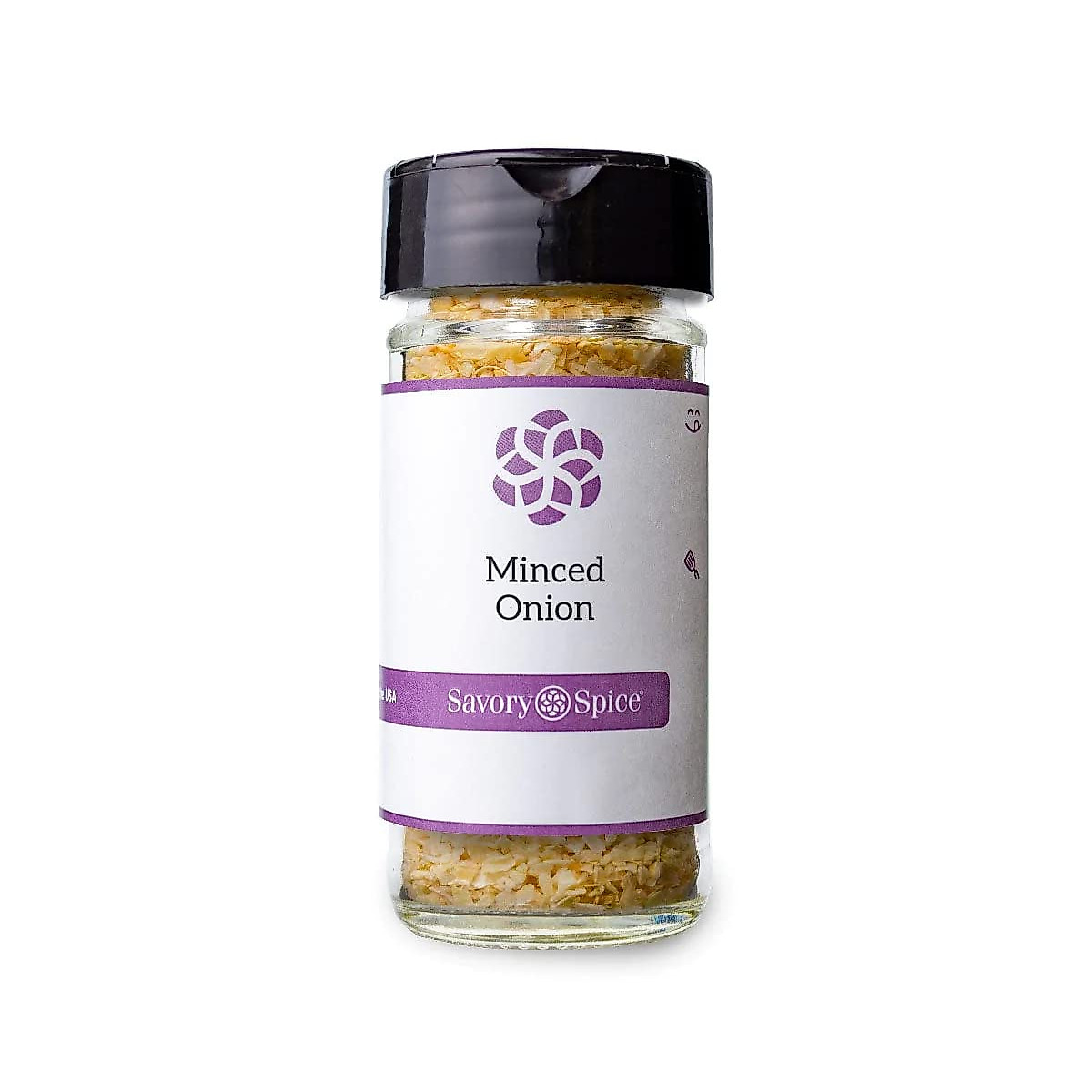 Savory Spice Minced Onion - Dried Minced Onion Flakes Seasoning | Add Real Onion Flavor to Recipes (Medium Jar - Net: 2.15 oz)