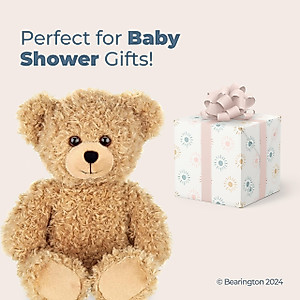 Bearington Collection Lil' Bubsy Brown Plush Teddy Bear Stuffed Animal, 11.5 Inch