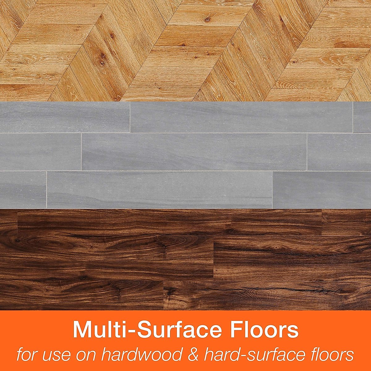 Bona Microfiber Pad 3-Pack includes Dusting, Cleaning, and Deep Cleaning Pad, for Hardwood and Multi-Surface Floors, fits Bona Family of Mops