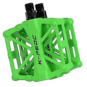 TXJ Sports Bike Pedals 9/16" Bicycle Pedals Mountain Bike, Aluminium Lightweight Platform Pedals for BMX MTB Road Bikes