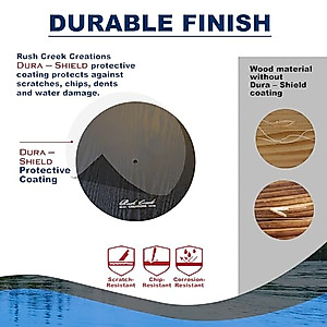 Rush Creek Creations | Fishing Rod Holder for 16 Rods, Fishing Pole Holder for Garage Organization and Storage, for Fishing Reels, Fishing Gear, Fishing Accessories, Tackle Box (360° Access)