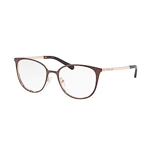 Michael Kors MK3017-1188 Eyeglass Frame LIL SATIN BROWN/ROSE GOLD w/DEMO LENS 51mm