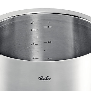 Fissler Original-Profi Collection/Stainless Steel Milk Pot, Butter-Warmer (2.1Qt.,6.2") Cooking Pot – Induction