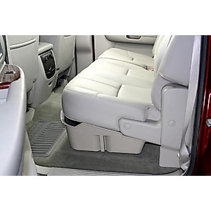DU-HA Under Seat Storage Fits 07-13 Chevrolet/GMC Silverado/Sierra Light Duty & 07-14 Heavy Duty Crew Cab, Dk Gray, Part #10042