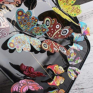 12PCS PVC 3D Butterfly Fridge Magnets Refrigerator Magnets Wall Stickers with Magnet for Wall Decor Art Decor Crafts Home Party Decoration
