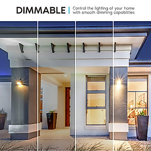 LUXRITE A21 LED Bulbs 150 Watt Equivalent, 2550 Lumens, 3000K Soft White, Dimmable Standard LED Bulb 22W, Energy Star, E26 Medium Base - Indoor and Outdoor (2 Pack)