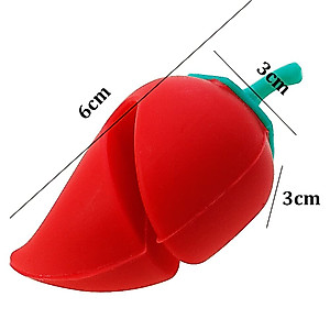 Pot Lid Lifts, 3Pcs Creative Cute Small Pepper, Carrot, Chicken Leg Shape, Pot Lid Raised, Silicone Spill Preventer, Practical In Kitchen,Anti-Overflow Kitchen Gadgets