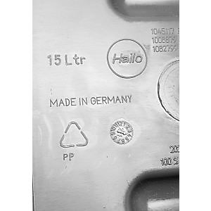 Kitchen Inventions 15 Liter Replacement Waste Bin with Handle for Hailo Easy Cargo 30 Pullout Unit