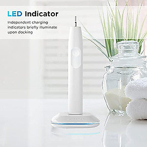 Galvanox Electric Toothbrush Replacement Charger for Braun Oral-B Electric Toothbrushes, Waterproof Inductive Base for Model 3757 - Portable Travel w/Built-in USB Power Cord (LED Charging Indicator)