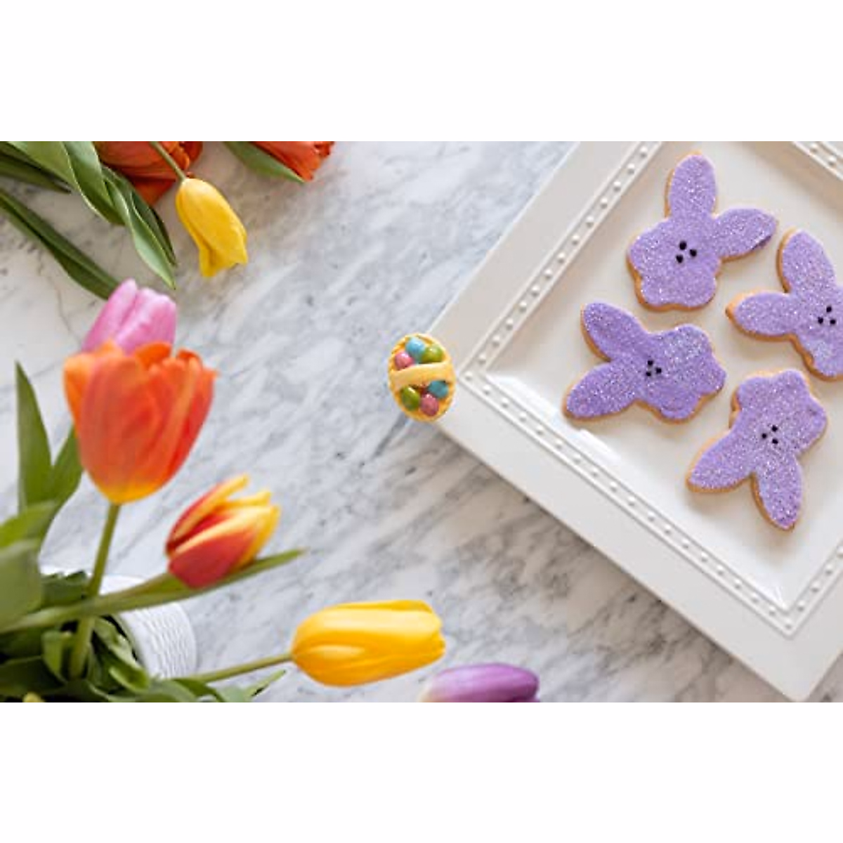 Nora Fleming Hand-Painted Mini: A Tisket, A Tasket (Basket with Eggs) A214