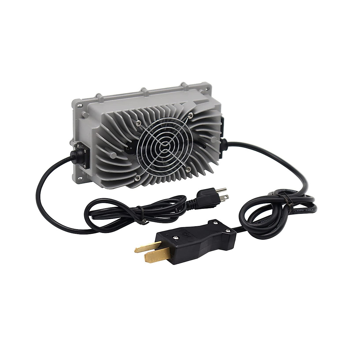 Generic 36 Volt 12 AMP Waterproof Golf Cart Battery Charger for 36 Volt Club CarYamaha with Crowsfoot Style Connector Crows Foot Plug Waterproof IP68