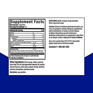 Vicks SuperC Vitamin C Gummies, Rest & Replenish, Immune Support (Vitamin C, Ashwagandha, Echinacea, Chamomile) Citrus Berry Flavored, 36 Gummies