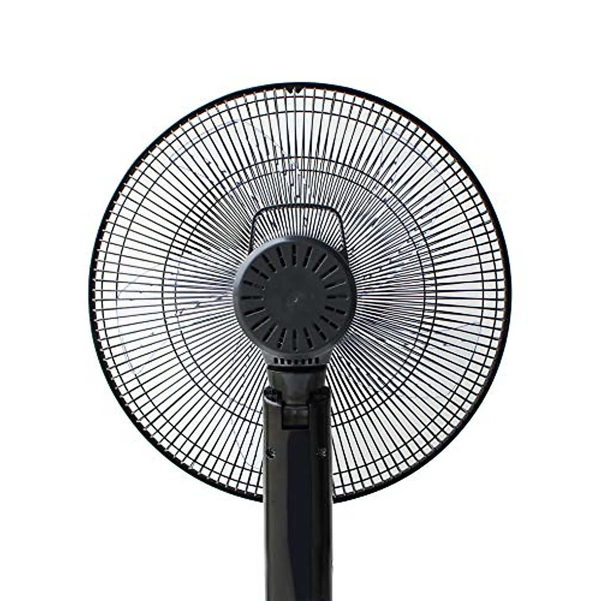 SPT SF-16D48BKA: 16″ DC-Motor Energy Saving Stand Fan with Remote and Timer – Piano Black,16"