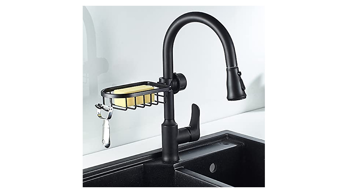 WINGSIGHT Faucet Sponge Holder & Sink Organizer for Space Saving