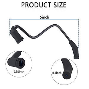 Car Fuel Pressure Regulator Vacuum Hose Compatible with Chevrolet Silverado GMC Sierra Buick for 4.8L 5.3L 6.0L Engine,Replaces OEM#17113556 Car Accessories Fuel Regulator Vacuum Line