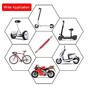 TOMALL Pump Extension Hose Extended Air Inflator Tube Inflatable Mouth Hose Pump Soft Tube for M365 Electric Scooter