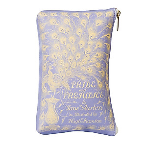 Pride and Prejudice Purple Tote Bag and Clutch Purse Bundle