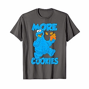 Sesame Street Cookie Monster More Cookies T-Shirt