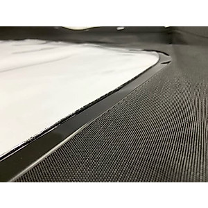 Replacement for: Ford Mustang 1994-2004 Convertible Soft Top & Plastic Window Black Sailcloth (1 Piece Easy Install)