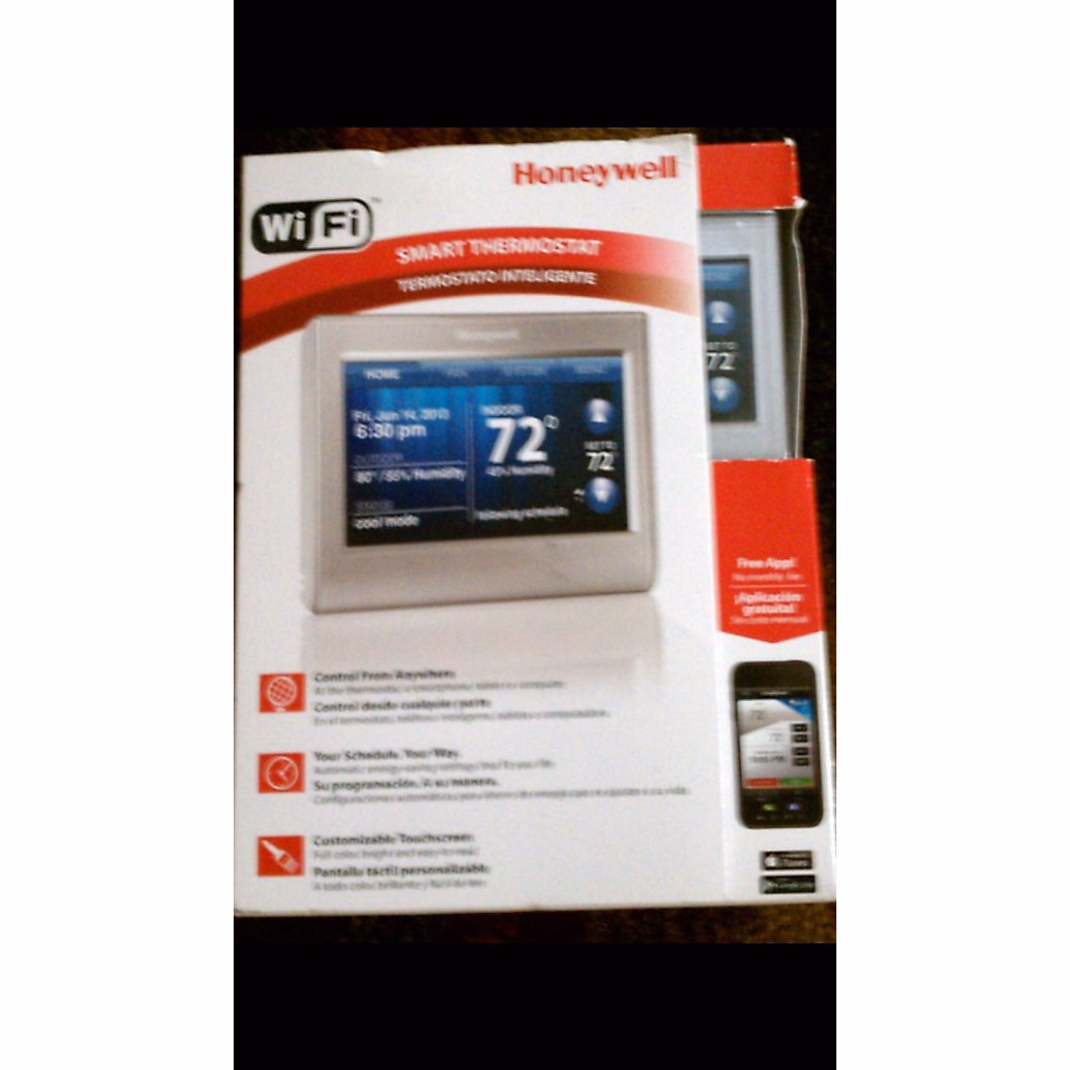 Honeywell Wi-Fi Smart Thermostat RTH9580WF