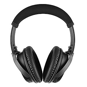 Headband Cover Compatible with Bose QC45 QuietComfort 35 II, QC35, QC25 Headphones，Headband Protector/Cushion Pad/Repair Part (NO-Black)