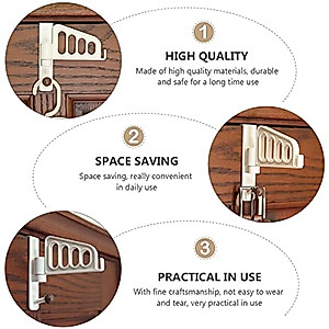 Alipis Towel Hooks Keys Valet Household Bathroom Coat Bags Room Bedroom Metal Hats Cloth Door Over Scarves Towels The Robe Rack Entryway Bath Hanging Robes Cabinet Drying Clo Towel Hook