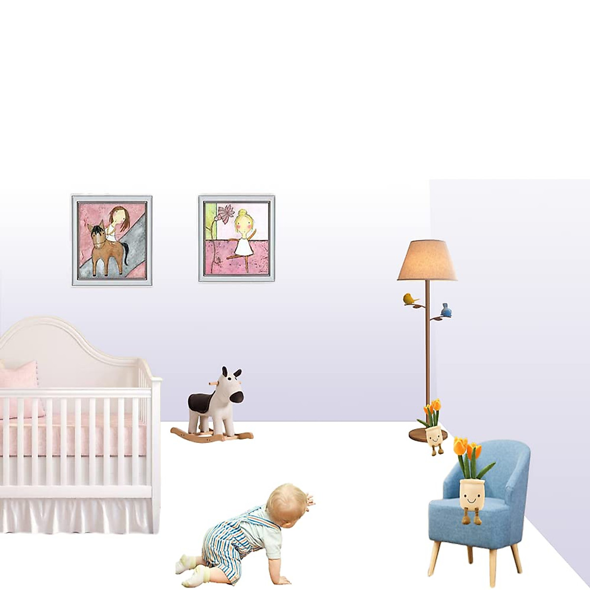 CHELEI2019 13.8" Plant Stuffed Animal,Tulip Plush Toy Flower Pot Stuffed Plush Pillow Doll