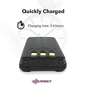 MIRKIT Baofeng Battery BL-5 7.4V 1800 mAh Big Capacity Li-ion for DM-5R UV-5R UV-5R Plus UV-5RE BF-F8HP UV-5R V2+ Plus UV-5RTP Series Two Way Radio Store