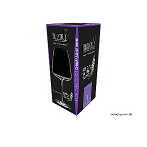 Riedel 1234/28 Winewings Champagne Wine Glass, Single Stem, Clear, 26.17 fluid ounces