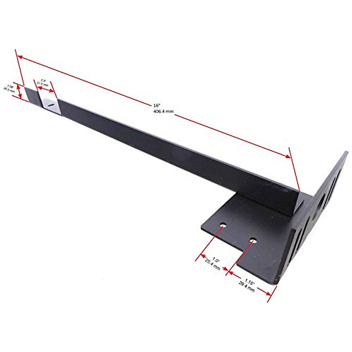 Tech Team Bed Frame Extension Set, Extend a Metal Bedframe to Meet a Headboard or Footboard, 2 Pieces, Hardware Included