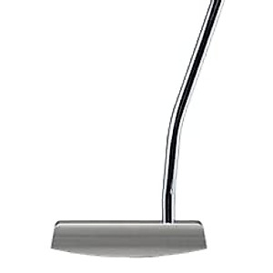Bell F-360 Full Offset Standard Blade Golf Putter + Tacki-Mac Black Jumbo Flat Top Grip (Right, 38)