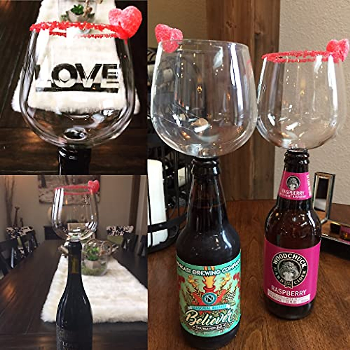 Guzzle Buddy Wine Bottle Glass, It Turns Your Bottle into Your Glass, Original As Seen on Shark Tank