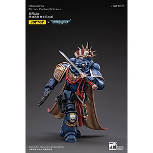 BLOOMAGE JOYTOY (BEIJING) TECH Warhammer 40K: Ultramarines Primaris Captain Sidonicus 1:18 Scale Action Figure