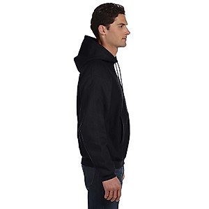 Champion -Men's Reverse Weave Fleece Pullover Hoodie, Black, Large