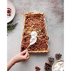 FIFTY UNITED PLATES Alabama State Shaped Serving Dish - Platter - Tray - Bakeware