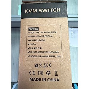 MT-VIKI KVM Switch 8 Port, 8X1 Rackmount KVM Switch VGA, Included 8 2-in-1 KVM Cables & Wire-Desktop Selector, Fit 1U 19'' Rack