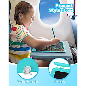 bravokids LCD Writing Tablet Board, 12inch Colorful Doodle Board Drawing Pad Toys for 3-8 Years Girls Boys, Toddler Educational & Learning Birthday Gift for Age 3 4 5 6 7 8 Years Old Kids, Blue