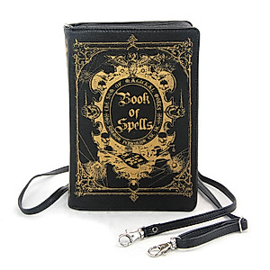 Book of Spells Clutch Bag in Vinyl Material