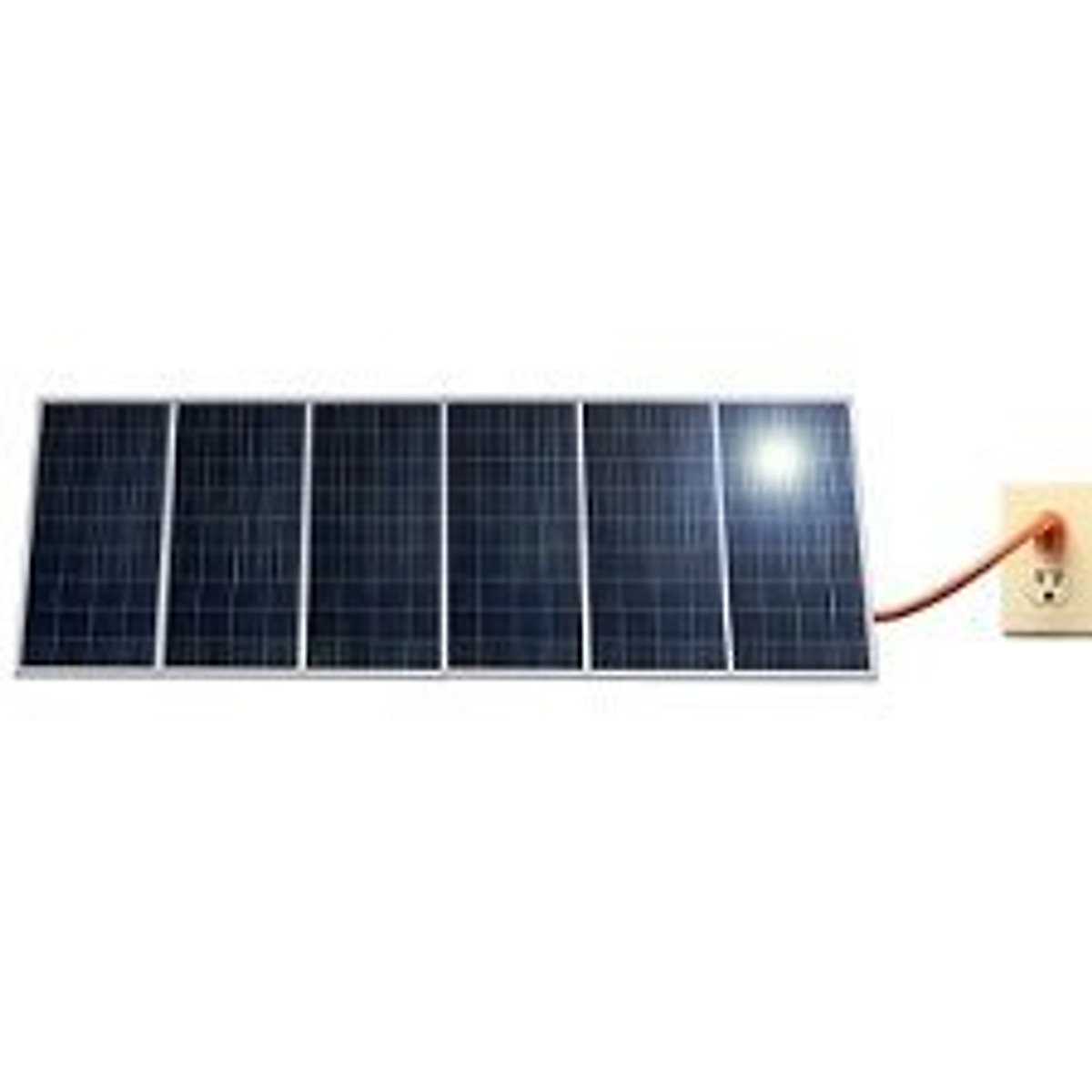 1.5KW PluggedSolar with 1500Watt Crystalline Solar Panels and Micro Grid Tie Inverter, Plug into Wall, 120V or 240V AC Outlet, Utility Approved