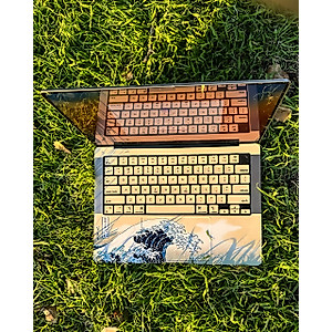 Nekoty Textured Laptop Skins compatible with MacBooks Pro 16" 14" 13" Air 13" 2019-2022 - Great Waves