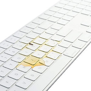 COOSKIN TPU Clear Keyboard Cover Protector for 2017 Released Apple Magic Keyboard with Numeric Keypad US Layout A1843 Keyboard Skin