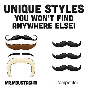 Mr. Moustachio Stach'oos, Temporary Mustache Tattoos