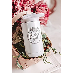 Legacy and Light Flower Girl 12 oz Water Bottle, Tumbler for Flower girl, Flower Girl Proposal, Will you be my Flower Girl, Flower Girl Cups, Thank You Wedding Day Favor, Little Girl gifts from Bride