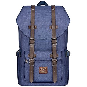 KAUKKO Travel Laptop Backpack Outdoor Rucksack Causal backpack Fits 15.6"(Oxford Blue)