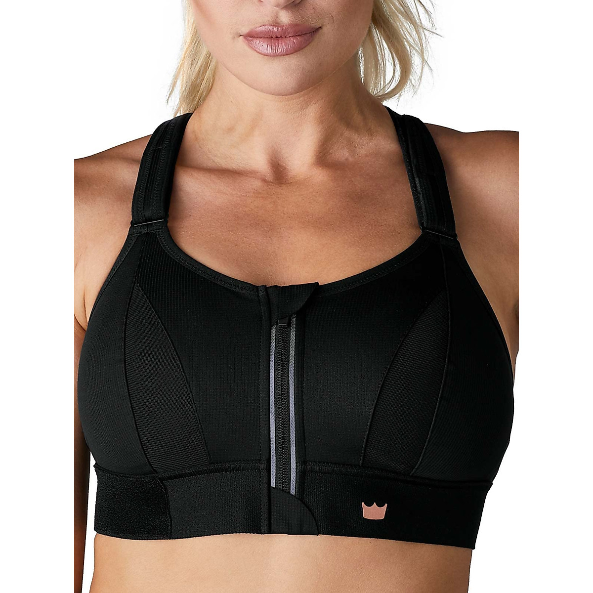 SHEFIT Ultimate Sports Bra for Women, High Impact Sports Bra, Black, 3X (3 Luxe)
