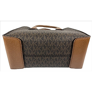 Michael Kors Mercer Medium Logo and Leather Accordion Crossbody Bag